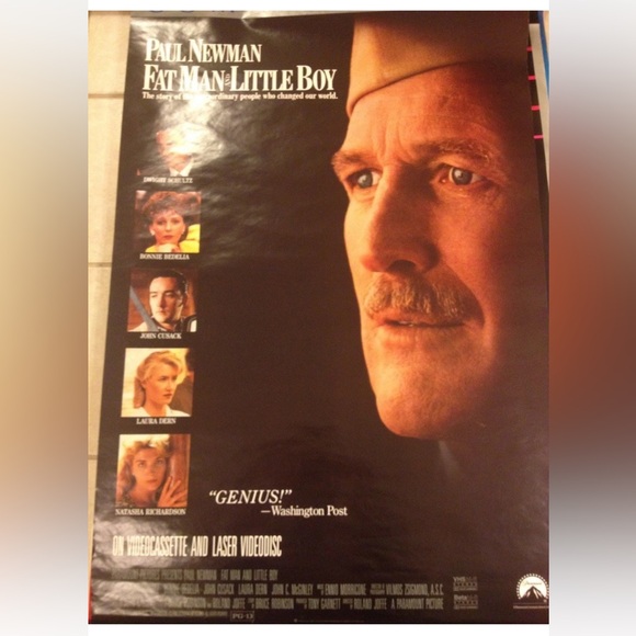 Art | Fatman And Little Boy Movie Poster Paul Newman Natasha Richardson ...